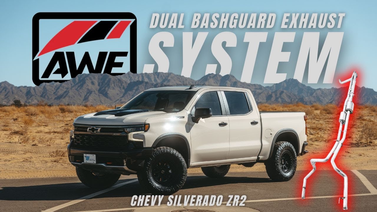 AWE Dual Bashguard Exhaust System Review (Chevy Silverado ZR2) - YouTube