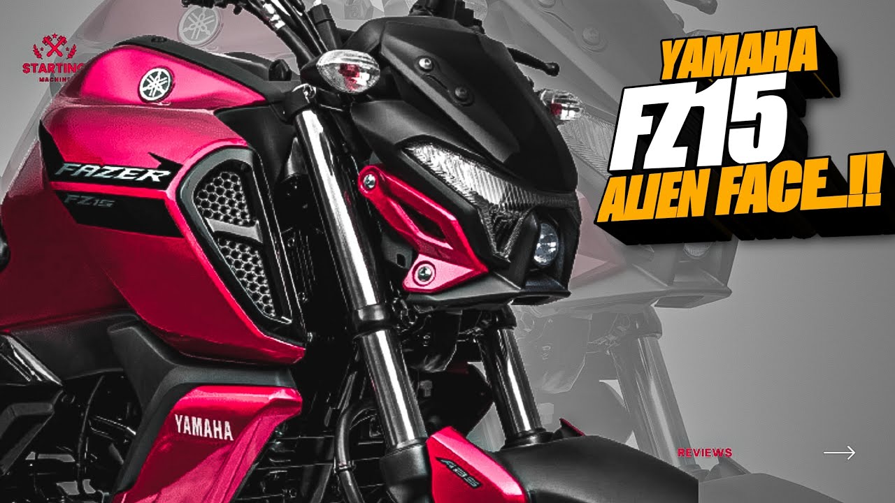 Alien Face..! 2023 Yamaha Fazer Fz15 The Next Byson - YouTube