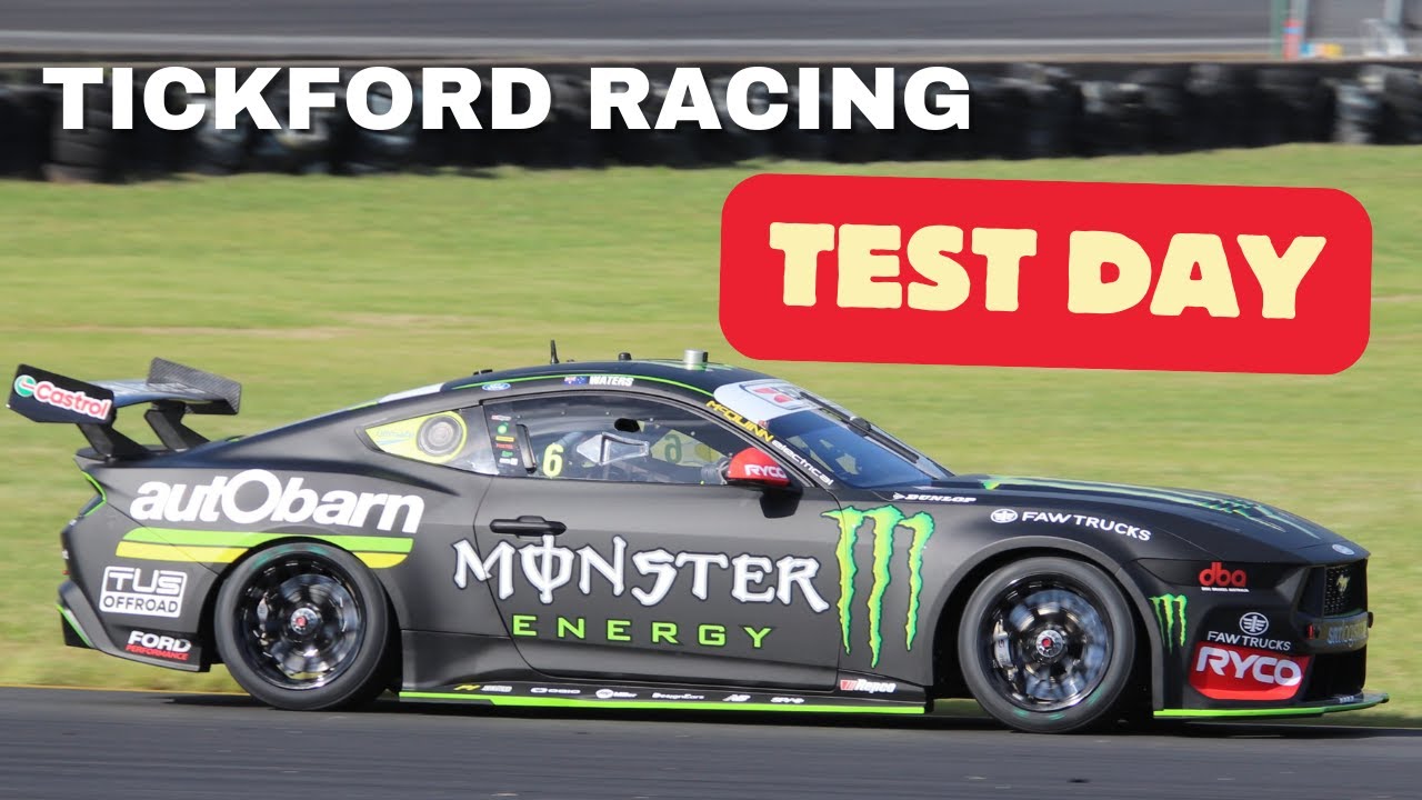 Tickford Racing Test Day 2025 #v8supercars - YouTube