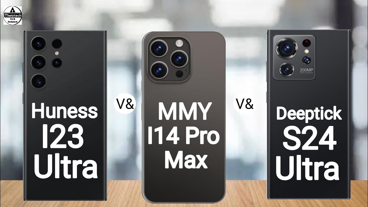 Huness I23 Ultra vs MMY I14 Pro Max vs Deeptick S24 Ultra - YouTube