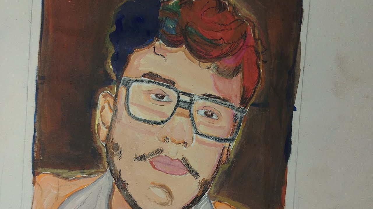 AnjaliJoshiArt ♥️ triggered Insaan portrait - YouTube