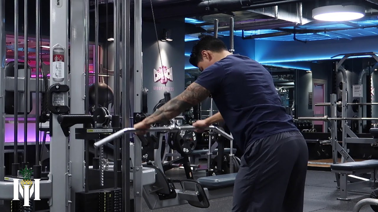 Straight Arm Cable Pullover : MvnnyFitness - YouTube