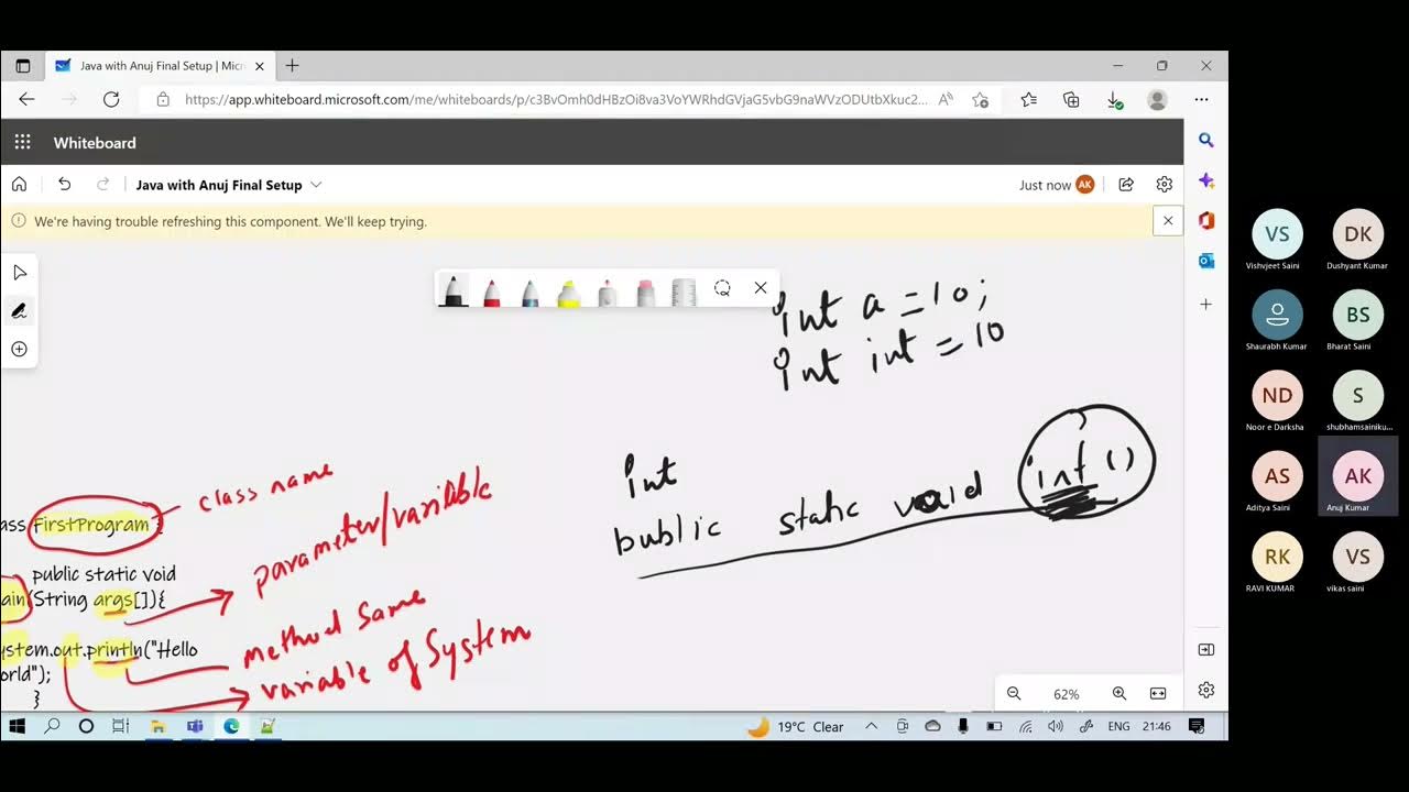 Java Session - 3 | Identifiers | Literals | Keywords | Data Type - YouTube