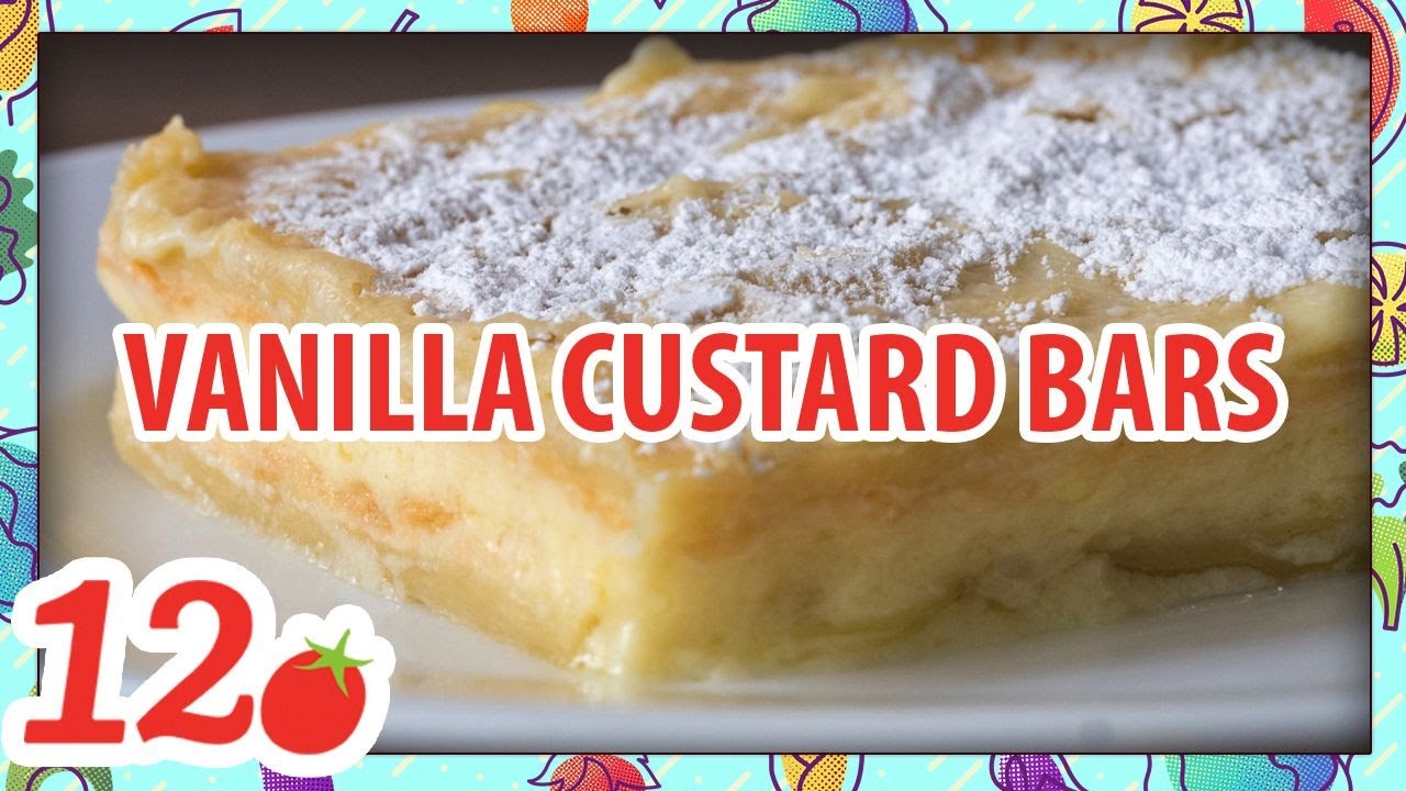 How to Make: Vanilla Custard Bars - YouTube