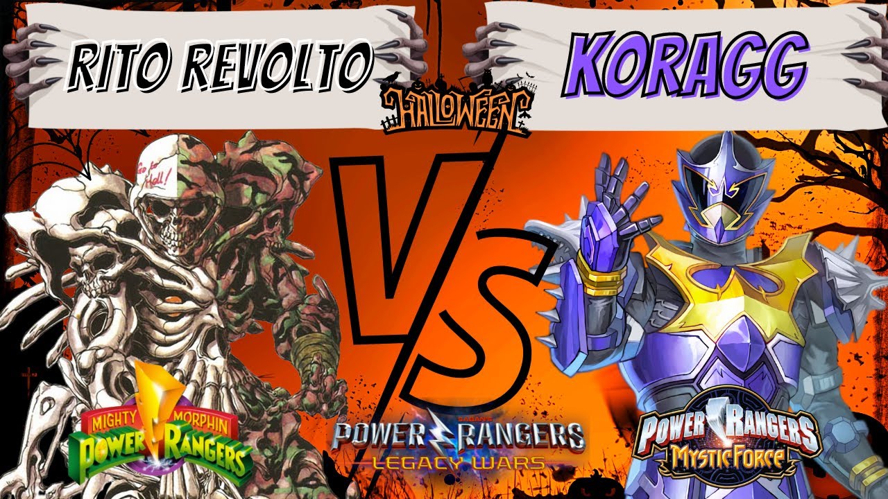 Power Rangers Legacy Wars | Rito Revolto Vs Koragg Gameplay | Halloween ...