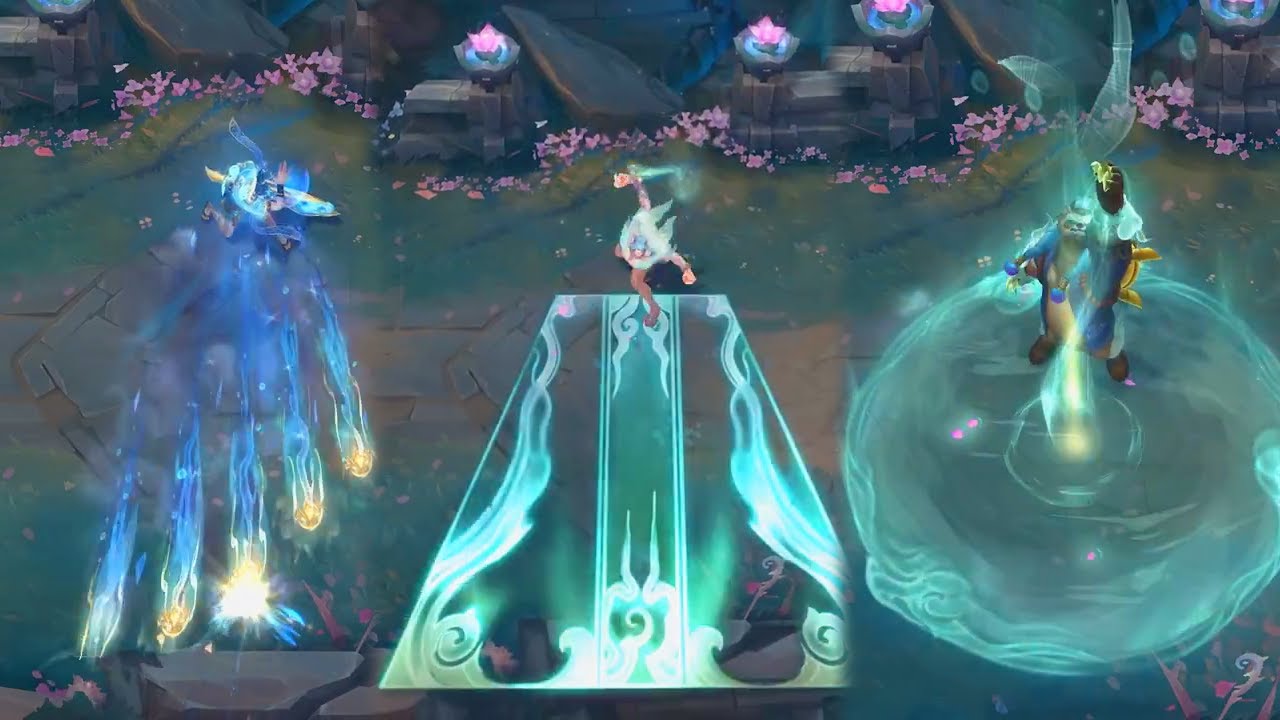NEW Spirit Blossom Springs Sett Aphelios Sona Teemo and Volibear & PBE ...