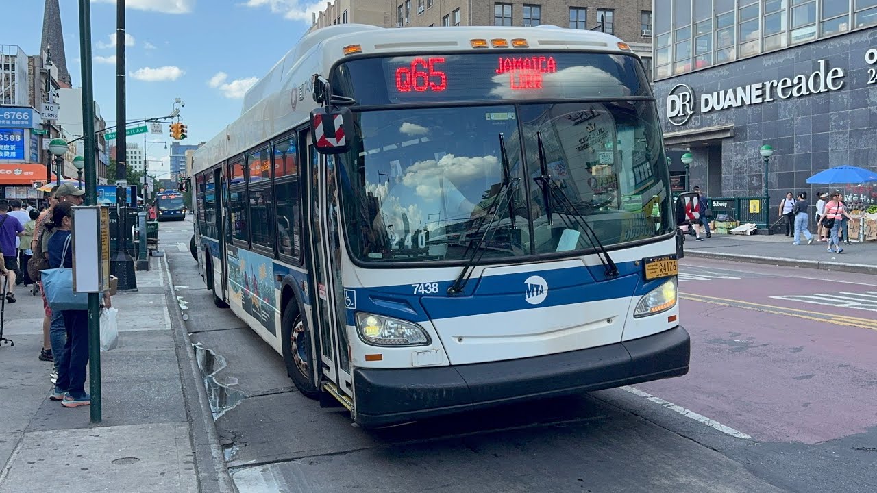[LOAN] MTA Bus: 2015 New Flyer XD40 #7438 on the Q65 to Jamaica at Main ...