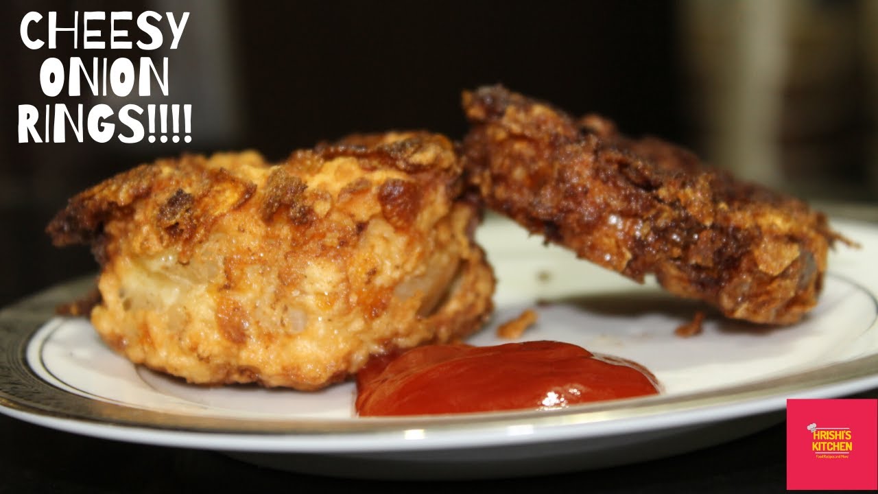 Cheesy Onion Rings | Hrishi's Kitchen - YouTube