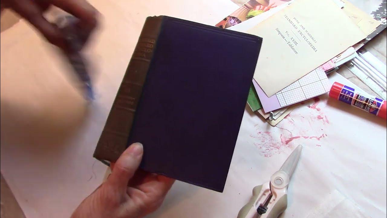 Make A Hidden Spine Junk Journal Part 1 - YouTube