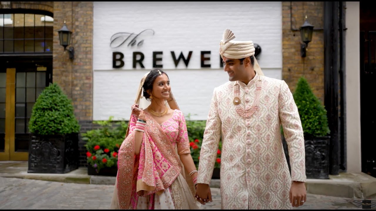 Gujarati Wedding Highlights | The Brewery, London | KAT FILMS | Krish & Krishna - YouTube
