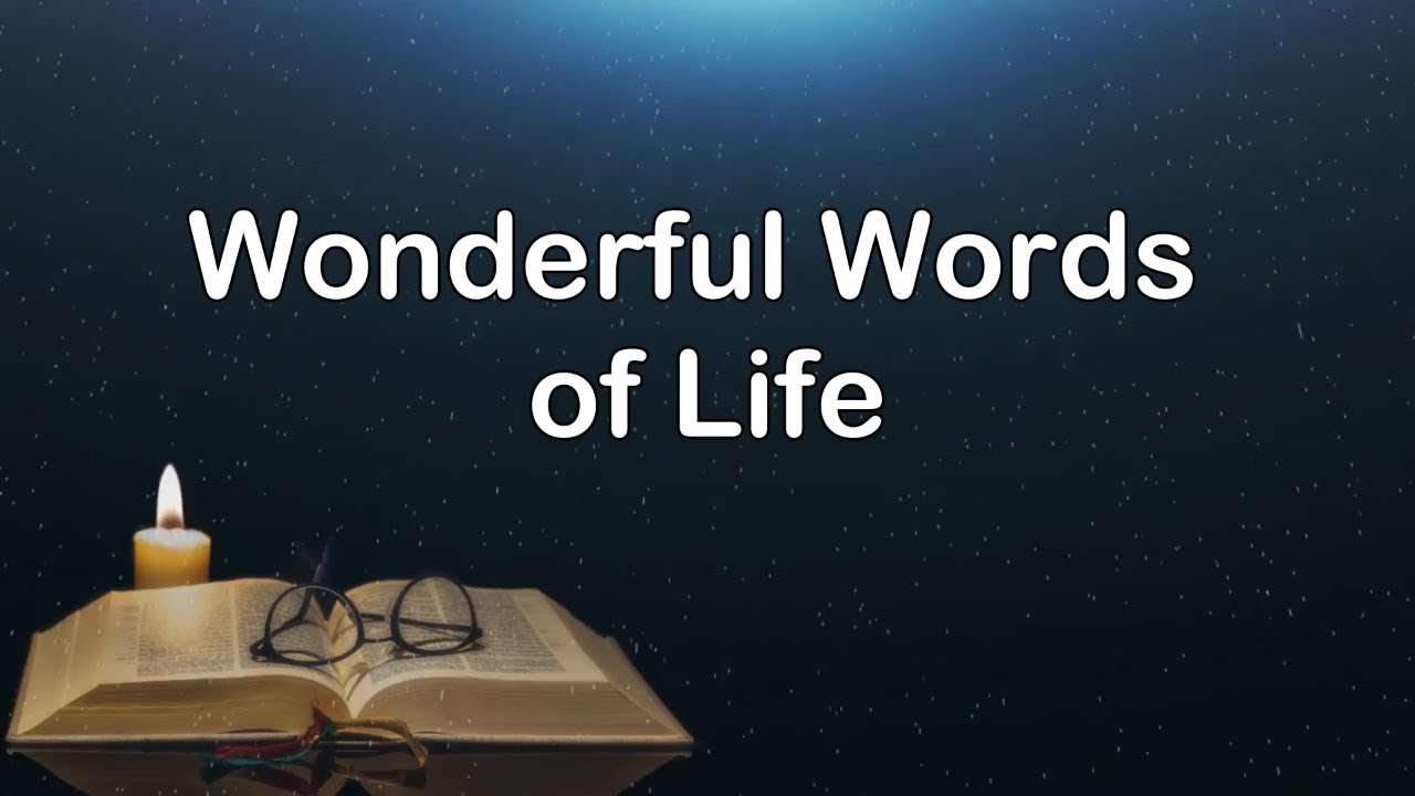 Wonderful Words of Life | Piano Accompaniment | Lyrics - YouTube