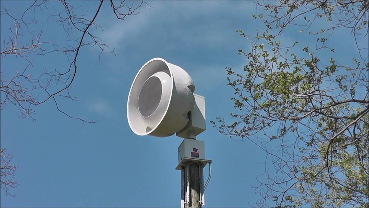 Cleveland Twp Federal 508 Tornado Siren Test - YouTube