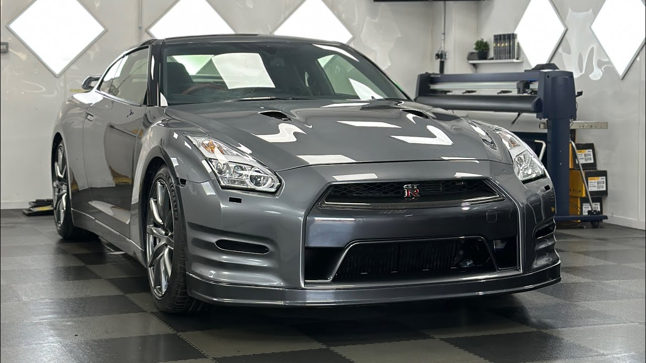 Nissan GTR is protected with Xpel PPF - YouTube