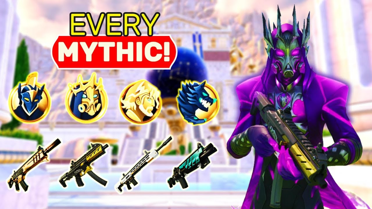 I Got All Mythic Weapons & Medallions In One Game In Fortnite! - YouTube