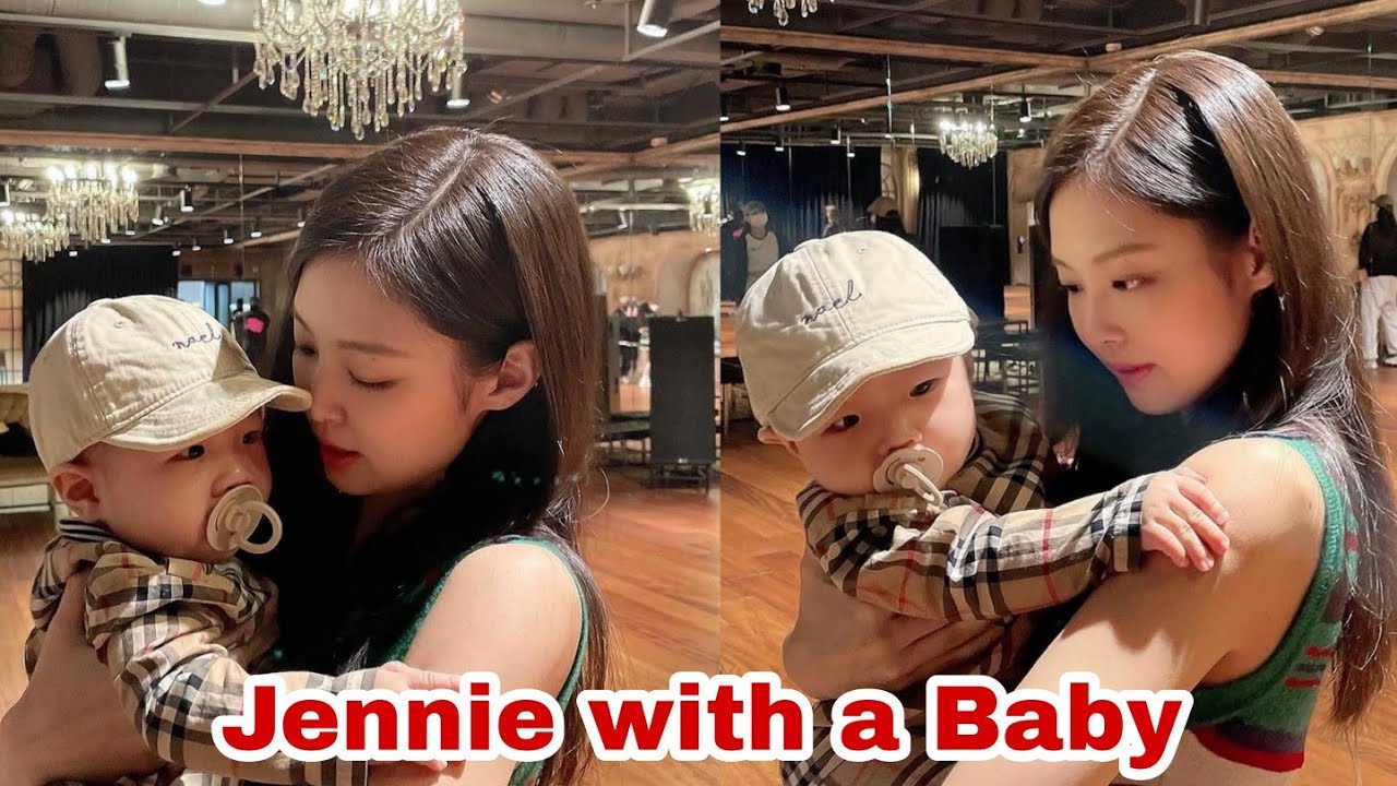 So Cute! BLACKPINK's Jennie With a Baby in the Dance Practice Room of ...