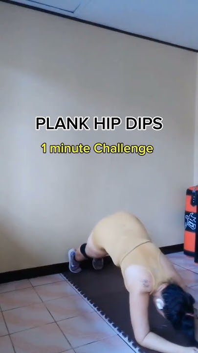 Plank hip Dips - YouTube