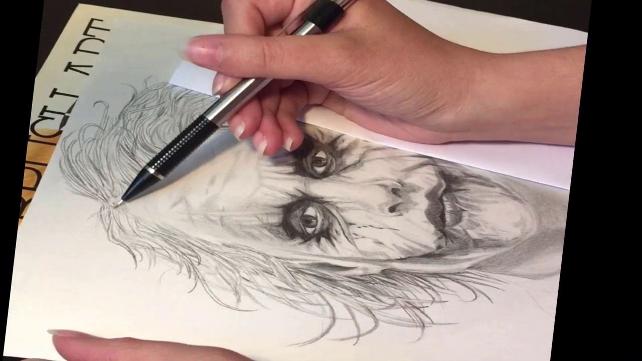 Finishing the Joker (Drawing Pt. 1) - YouTube