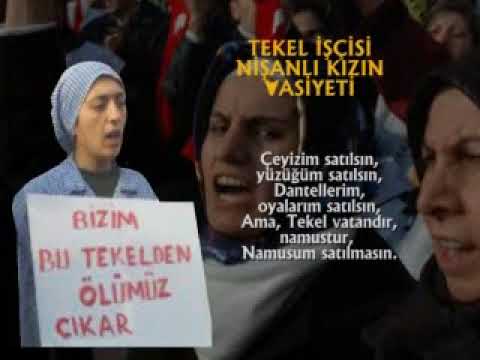 TEKEL ISCISI NISANLI KIZ
