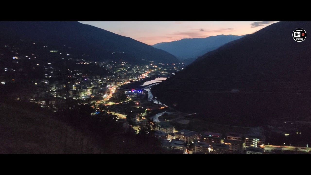 The night view of Thimphu city, Bhutan🇧🇹 - YouTube