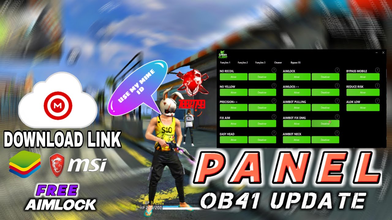 OB41 FREE FIRE PC PANEL | PAID PANEL FREE | FAKE DAMAGE FIXED | FREE ...