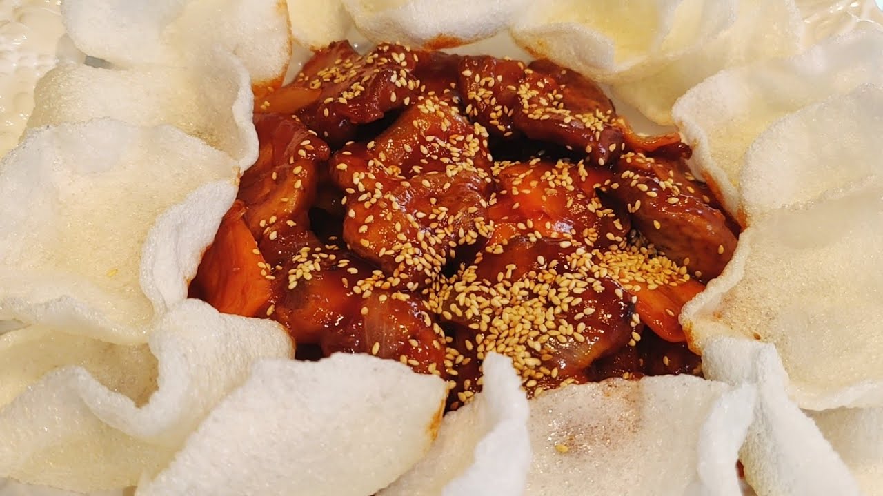 Halloween Pork Crackers #porkrecipe #prawncrackers - YouTube