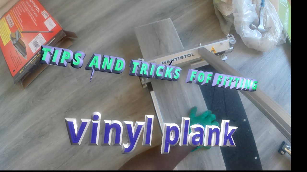 Tips and tricks for fitting vinyl plank #viny - YouTube