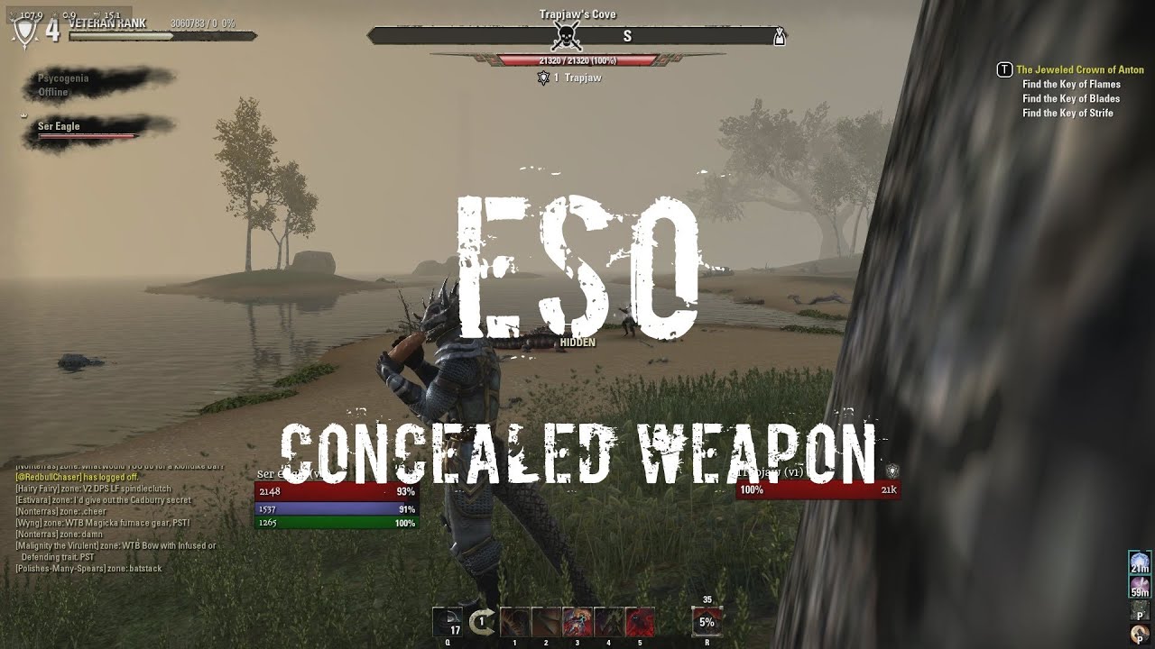 Elder Scrolls Online - Smooth Work - Nightblade - Concealed Weapon ...