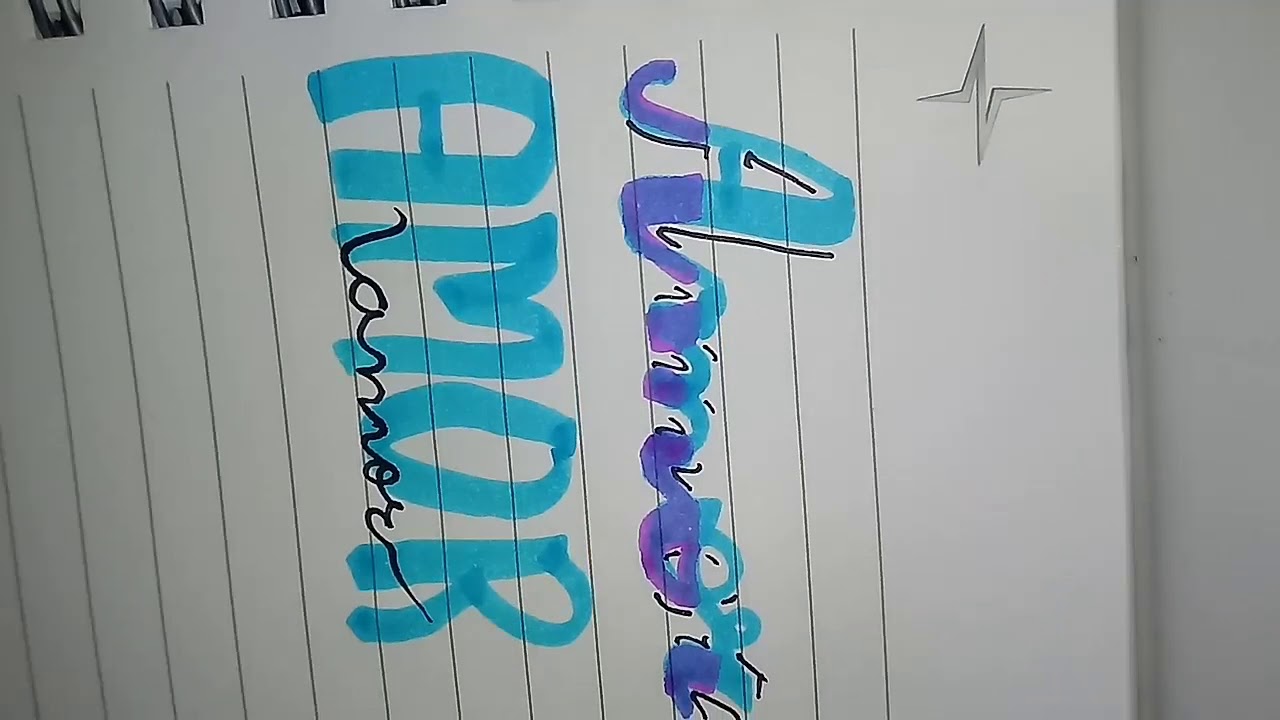 Mostrando e ensinando a fazer titulos/letras bonitas - YouTube