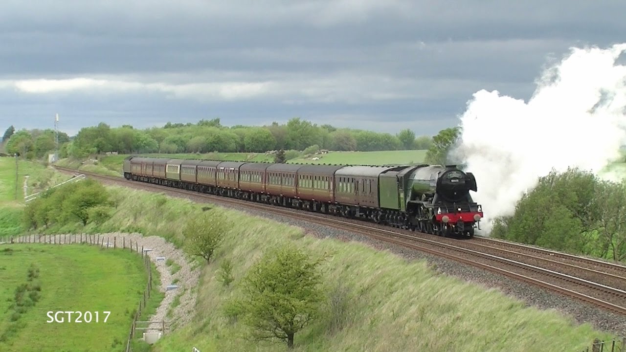 LNER 60103 Works towards Crosby Garrett on the Cathedrals Express 16/5 ...