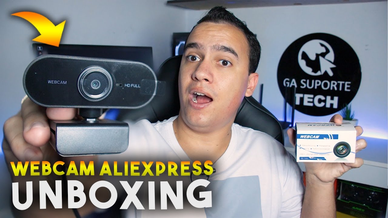 WEBCAM BARATINHA do ALIEXPRESS realmente é boa? Unboxing e testes - YouTube