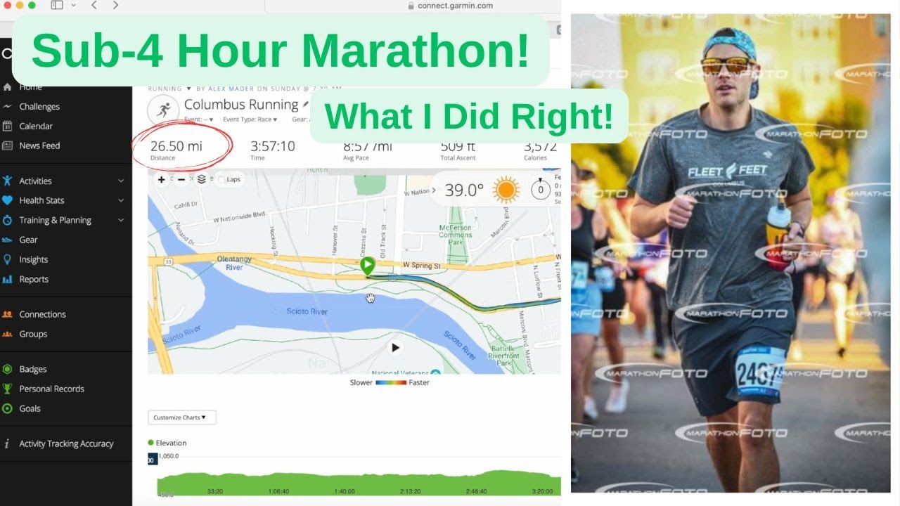How I Finally Ran a Sub-4-Hour Marathon! - YouTube
