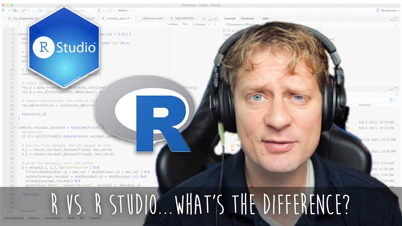 Downloading R and R Studio - YouTube