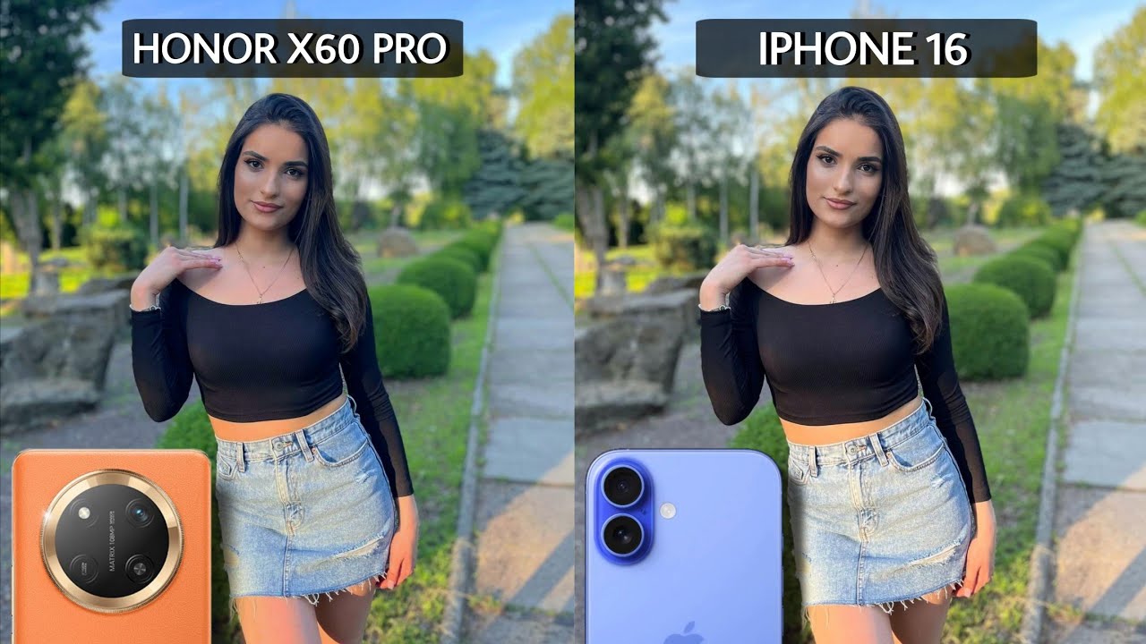 Honor X60 Pro Vs iPhone 16 Camera Test Comparison - YouTube