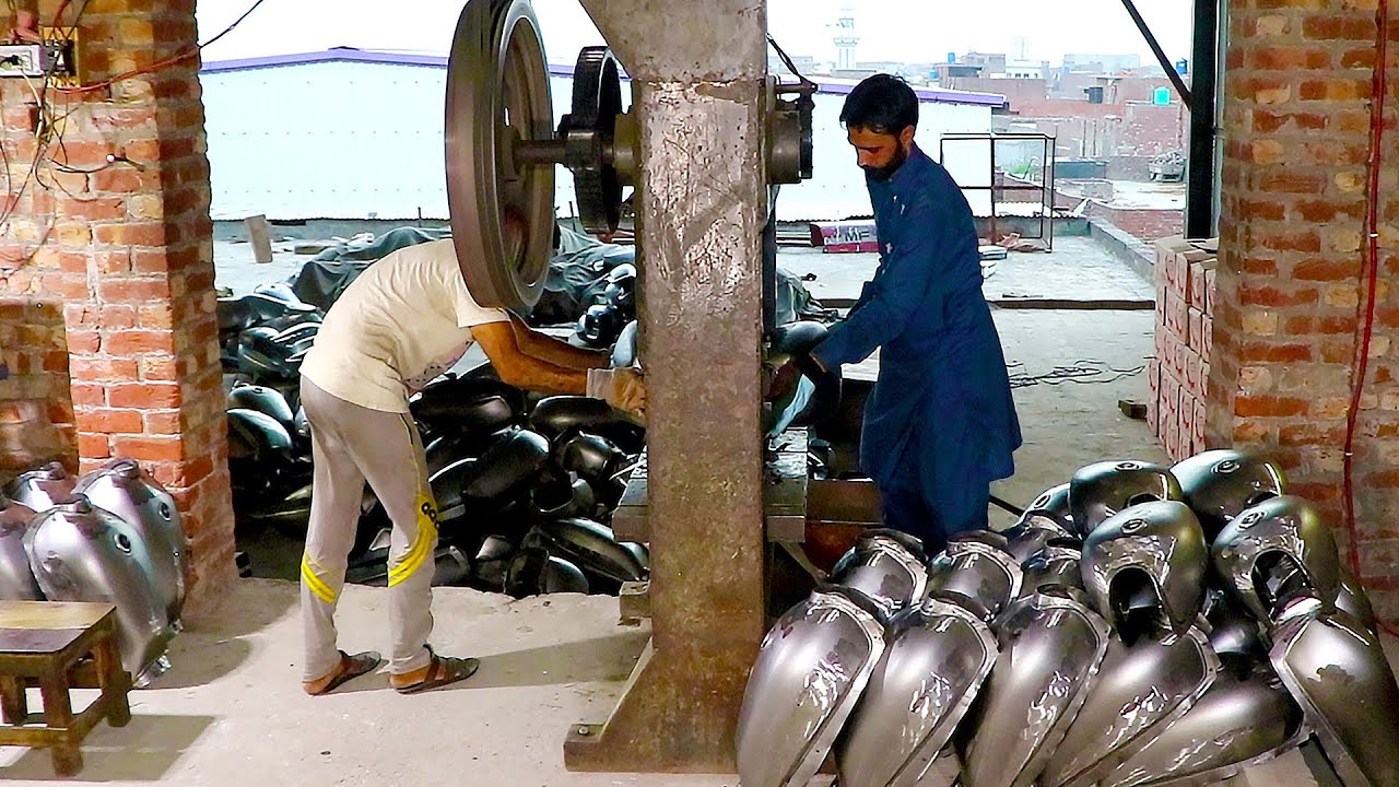 Amazing Technique In Making Motorcycle Fuel Tanks - YouTube