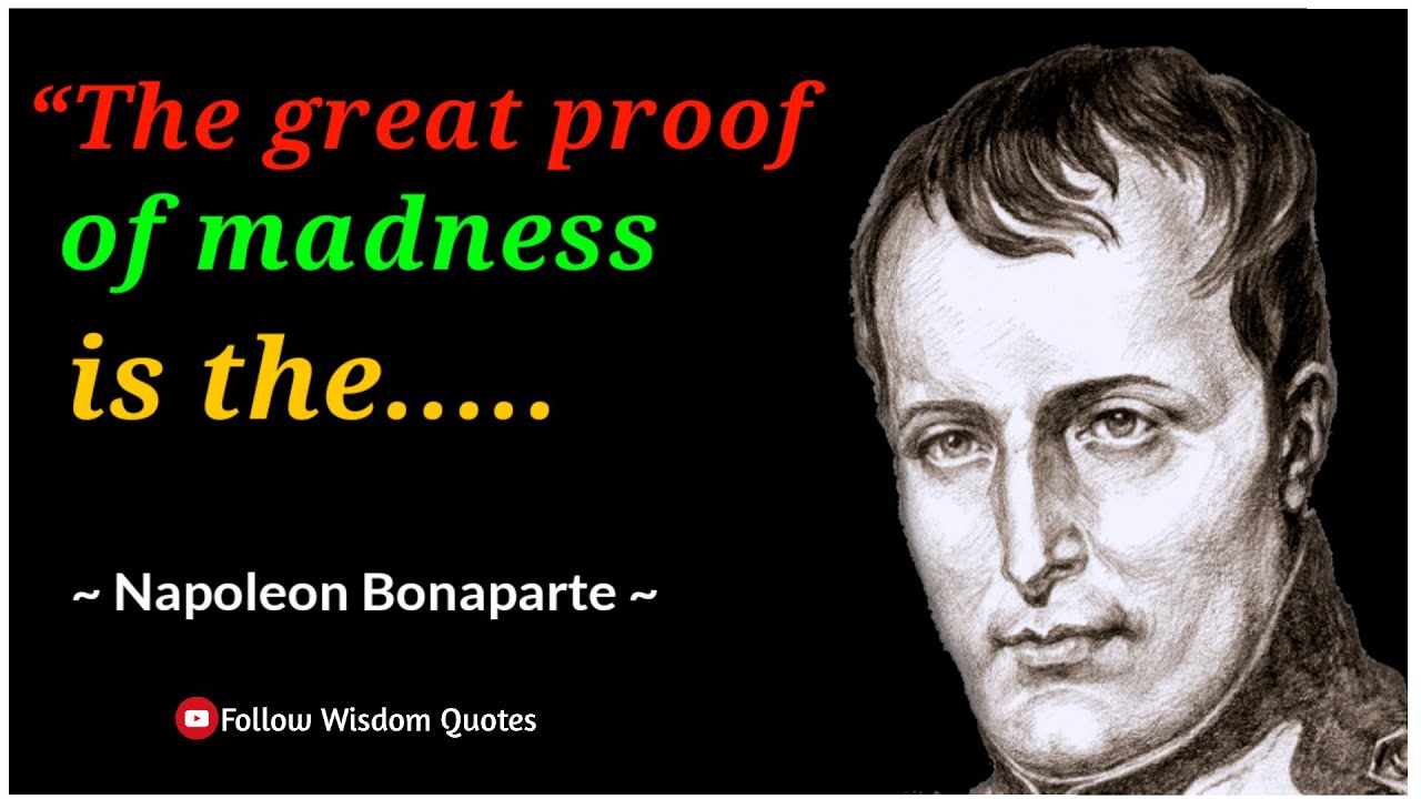 Napoleon Bonaparte quotes | napoleon bonaparte life quotes - YouTube