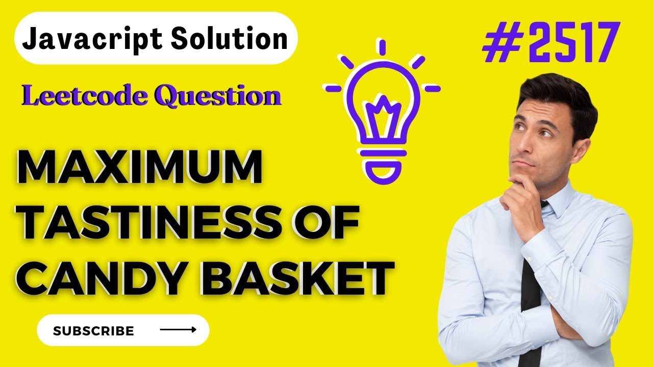 Maximum Tastiness Of Candy Basket Leetcode Leetcode Question 2517 Medium Hindi Binary