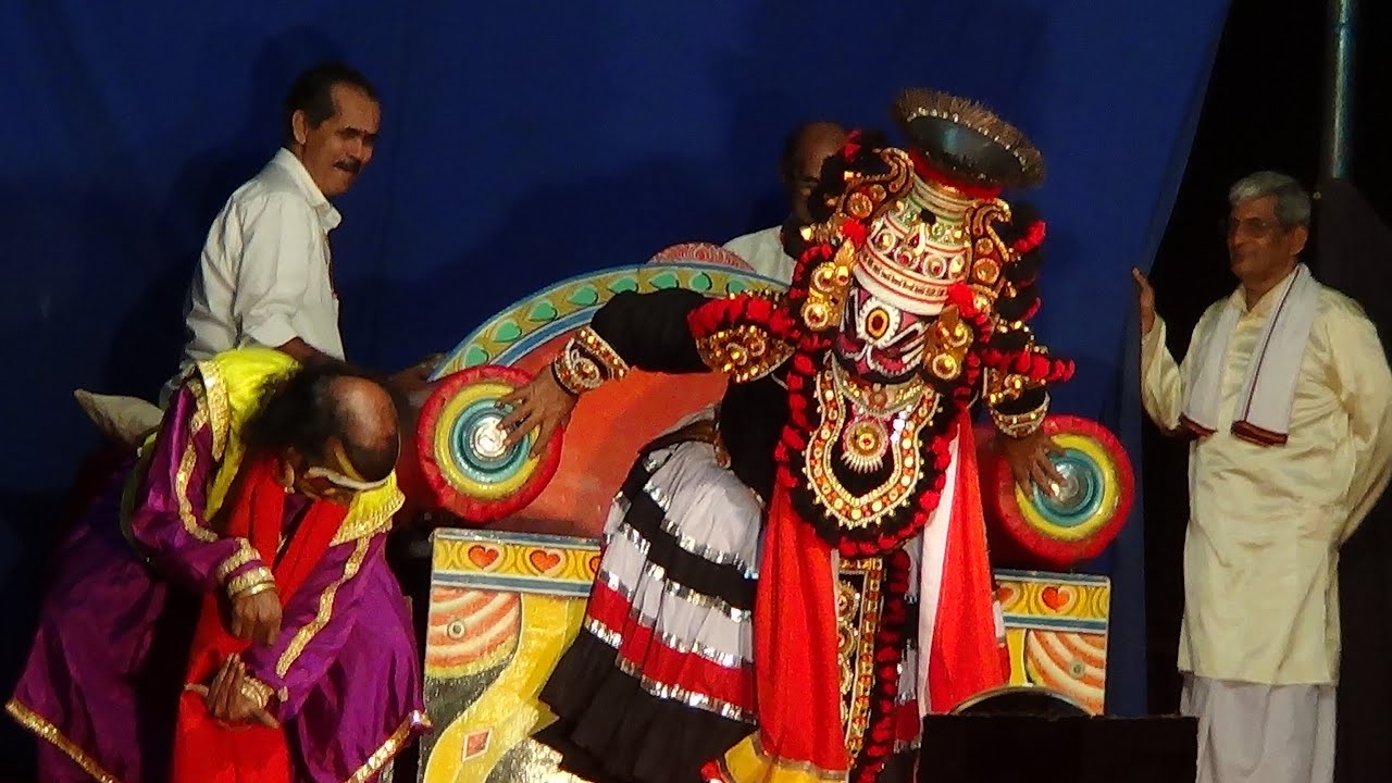Yakshagana -- Shri Rama karunya - 12 - Hasya - YouTube