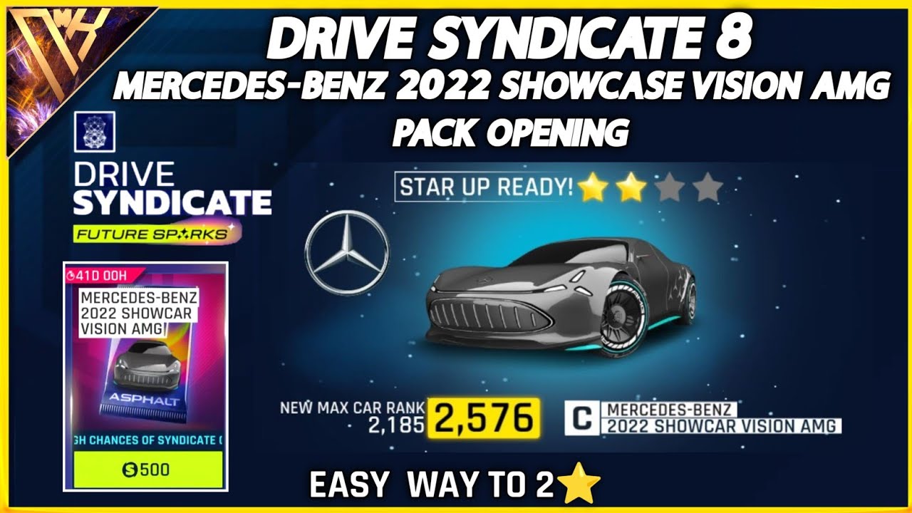 Drive Syndicate 8 | Packs opening and star up | Mercedes-Benz 2022 ...