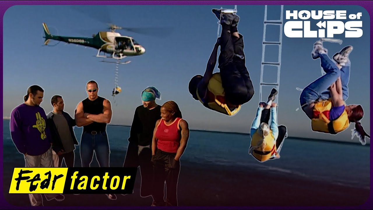 Wrestlers Helicopter Climb | Part 1 | Fear Factor - YouTube