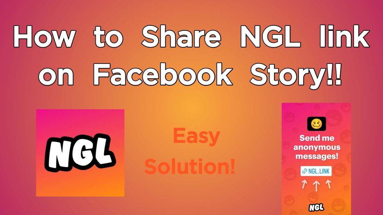 HOW TO Share NGL Link On Facebook Story Or Instagram Story To Get how-to-share-ngl-link-on-facebook-story-or-instagram-story-to-get