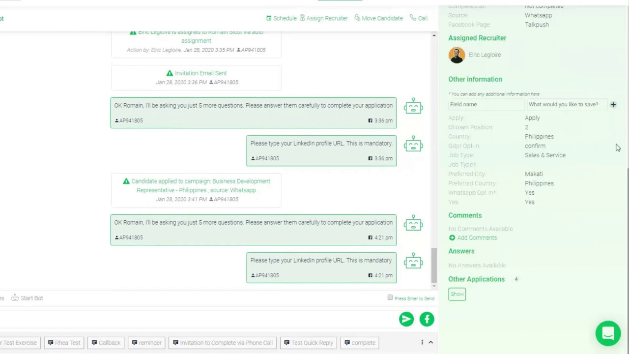 Talkpush Product Tour - YouTube