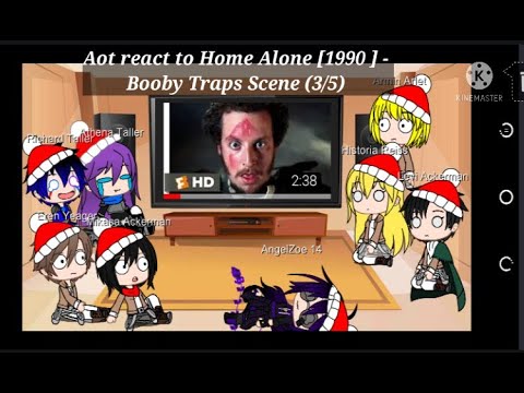 Aot react to Home Alone [1990] - Booby Traps Scene (3/5) - YouTube