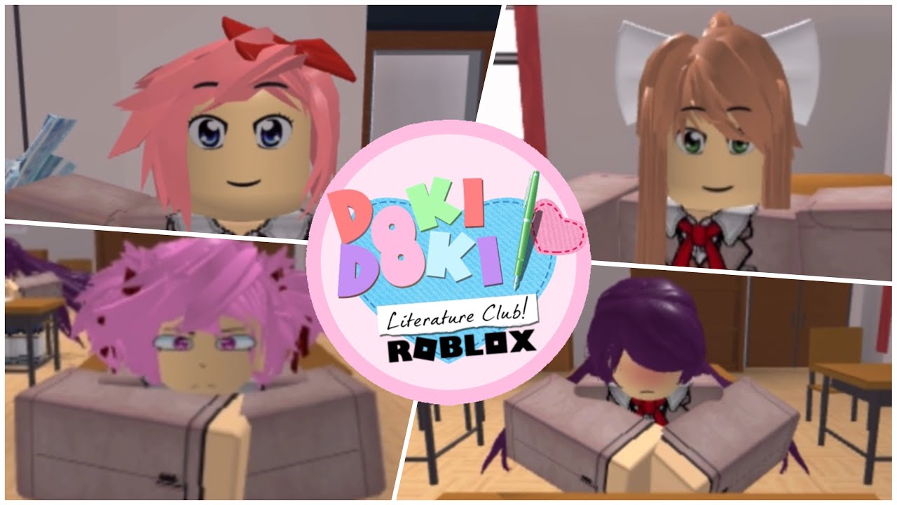 Roblox: Doki Doki Literature Club #2 | First Day reading all the poem ...