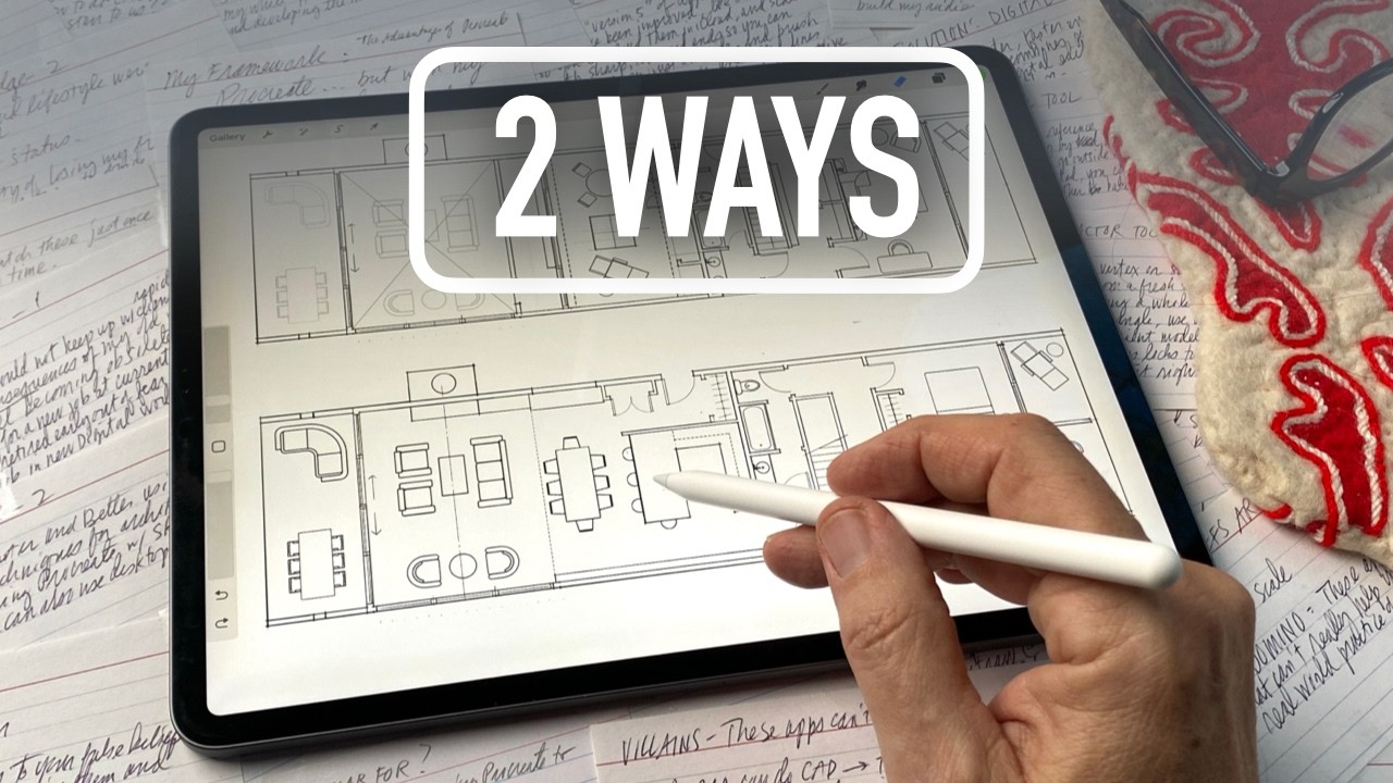 Draw Floor Plans to Scale on iPad: 2 Pro Methods - YouTube