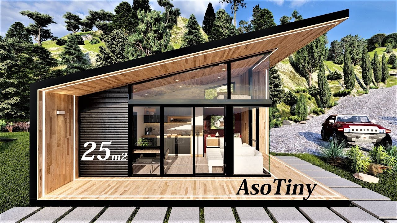 Plano De Casa Con Estructura De Madera