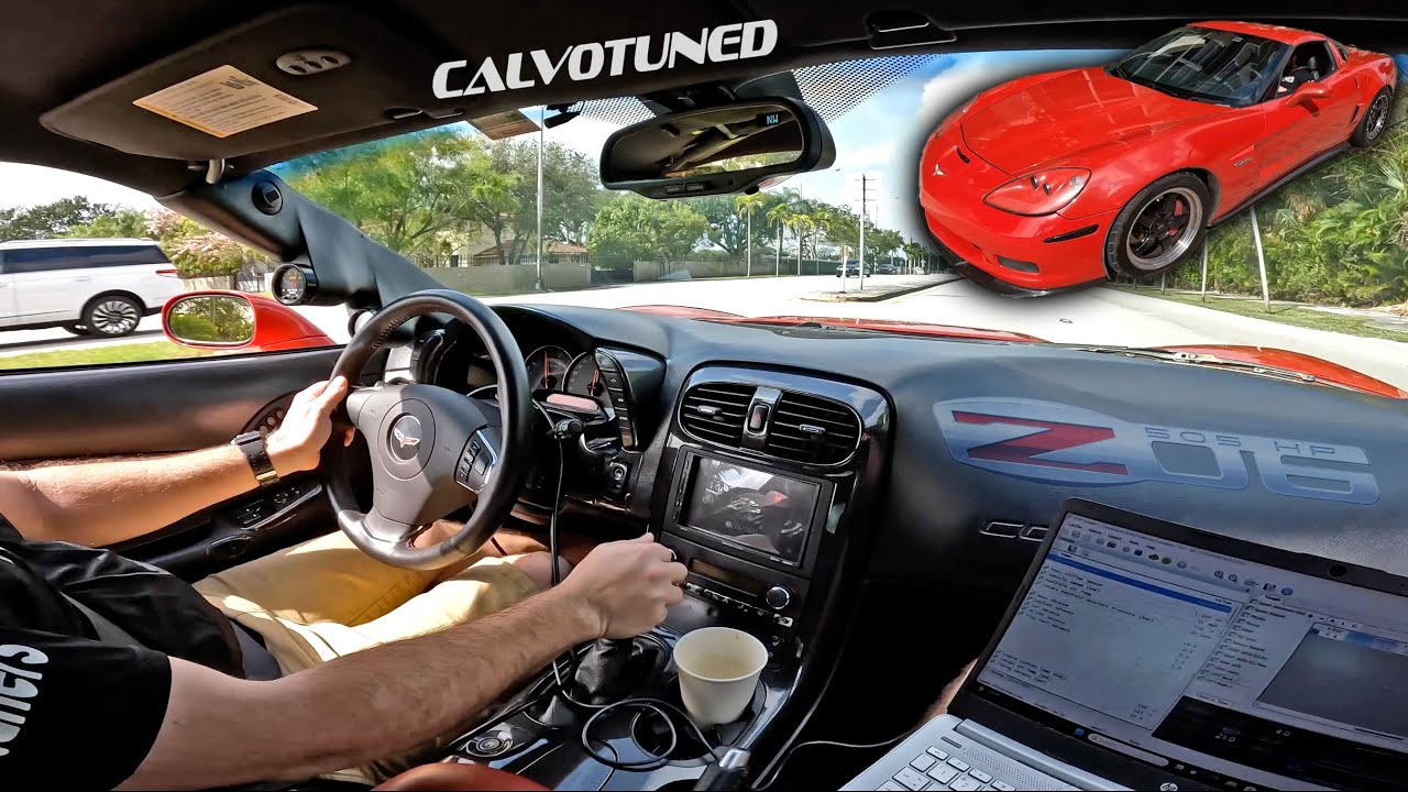 Street Tuning a BOOSTED & CAMMED C6 Z06 Corvette (HARD PULLS)! - YouTube
