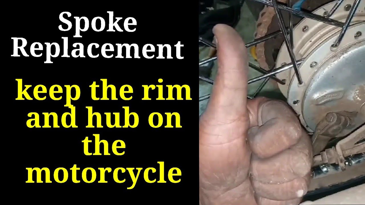 without a wheel stand and a spoke tool | Spoke Replacement | Wheel ...