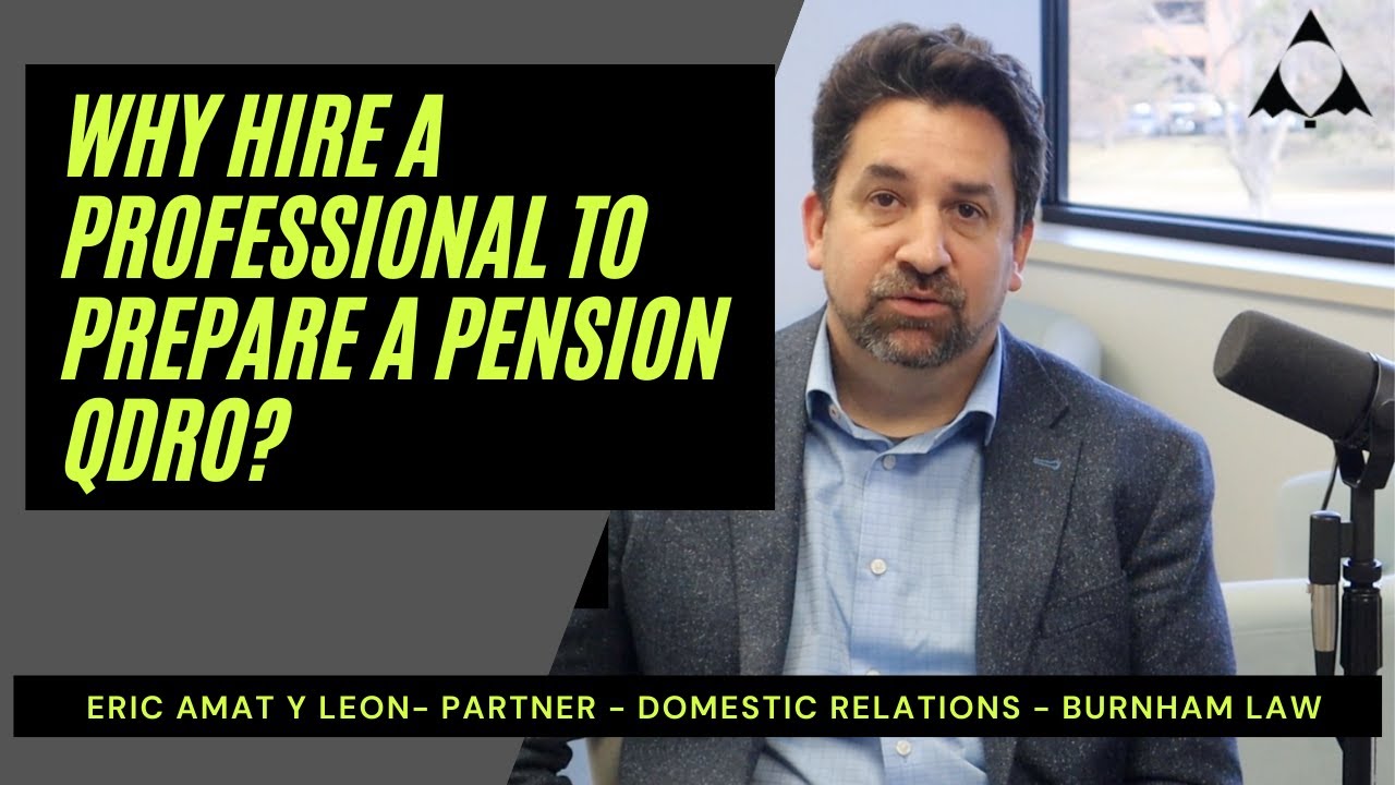 Why Hire a Professional to Prepare a Pension QDRO? - YouTube