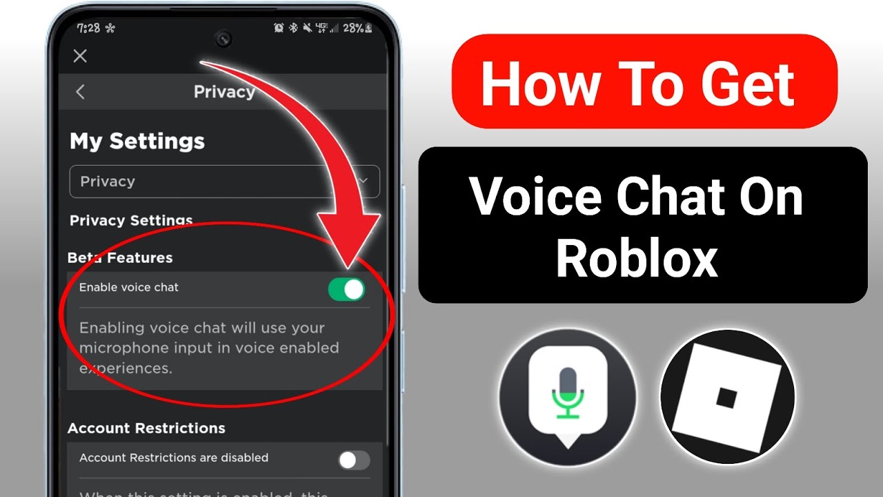 How To Get Voice Chat On Roblox (2024) | Enable Voice Chat in Roblox ...