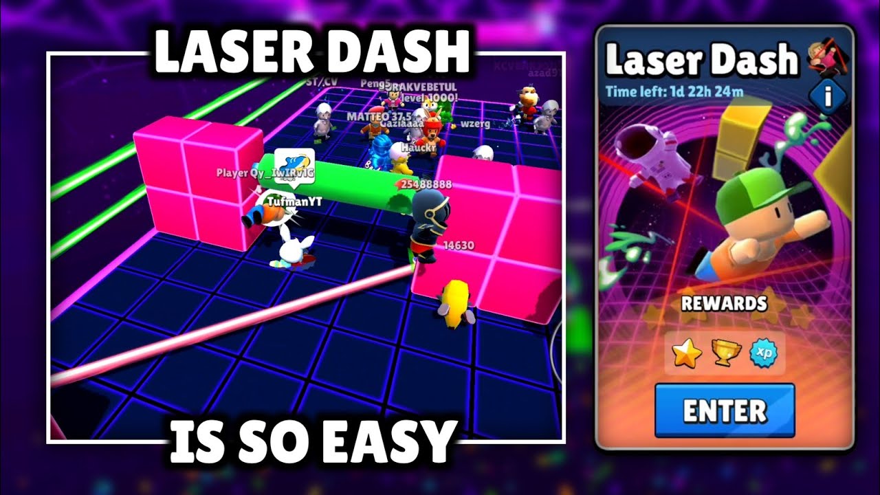 Laser Dash Is So Easy 😂 | TUFMAN PLAYZ. - YouTube